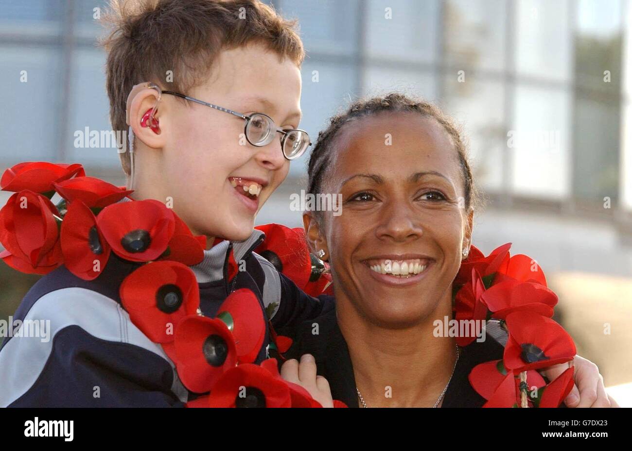 Kelly Holmes Poppy Appeal Stock Photo - Alamy