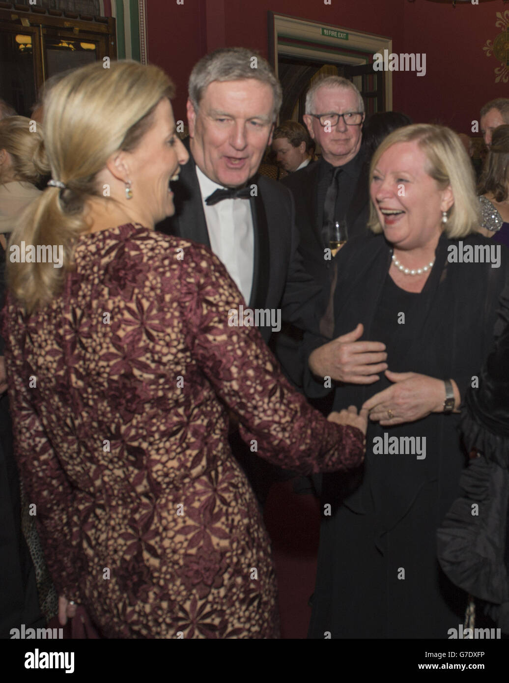 The Countess of Wessex meets the Irish Ambassador Daniel Mulhall and ...