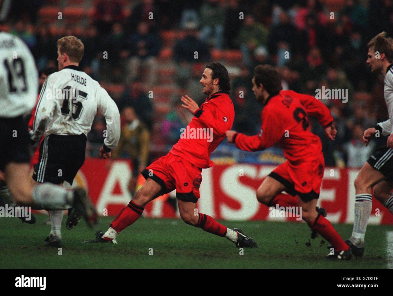 Soccer ... UEFA Champions League ... AC Milan v Rosenborg BK Stock ...