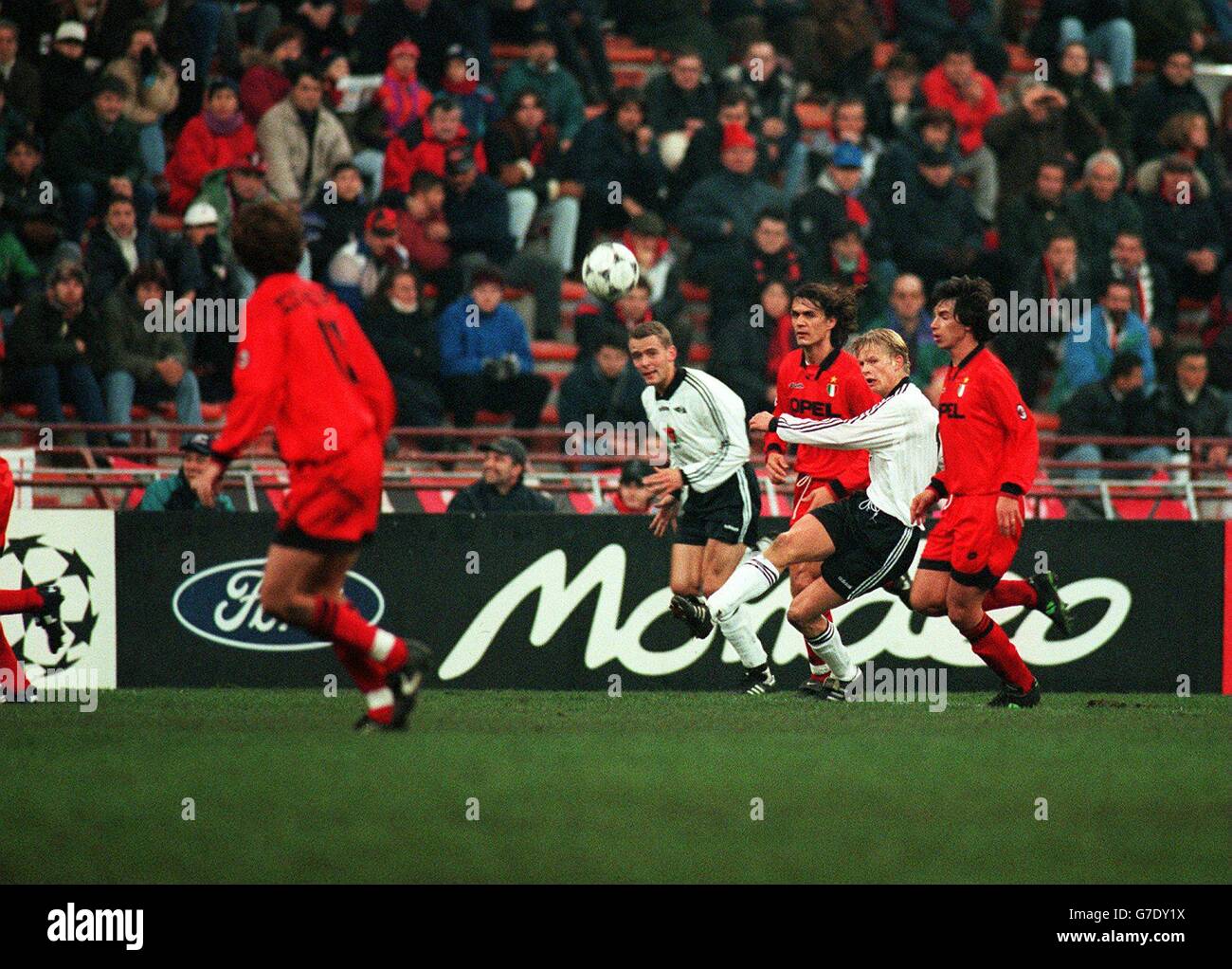 Soccer. UEFA Champions League. AC Milan v Rosenborg BK. Ford Board ...