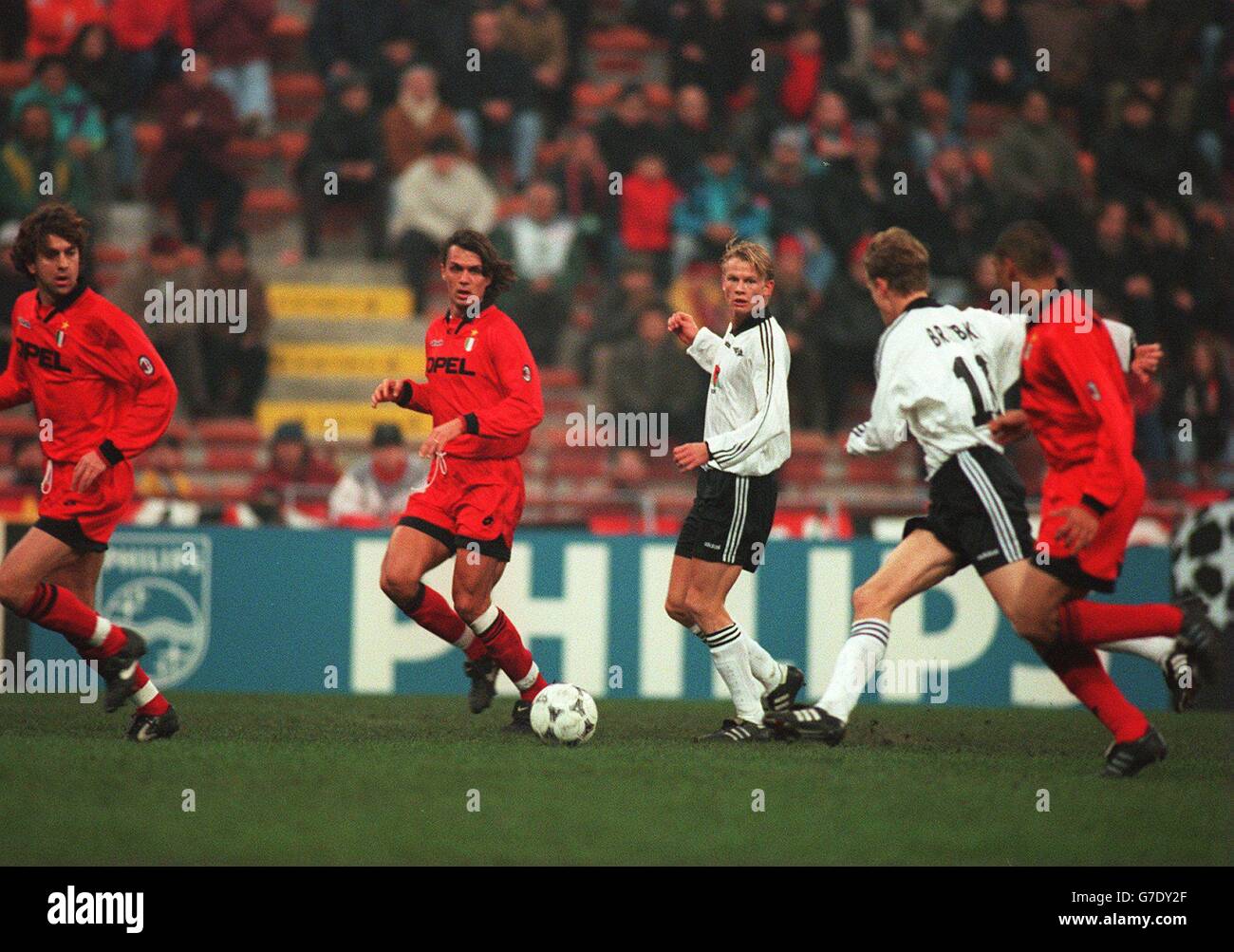 Soccer ... UEFA Champions League ... AC Milan v Rosenborg BK. Philips ...