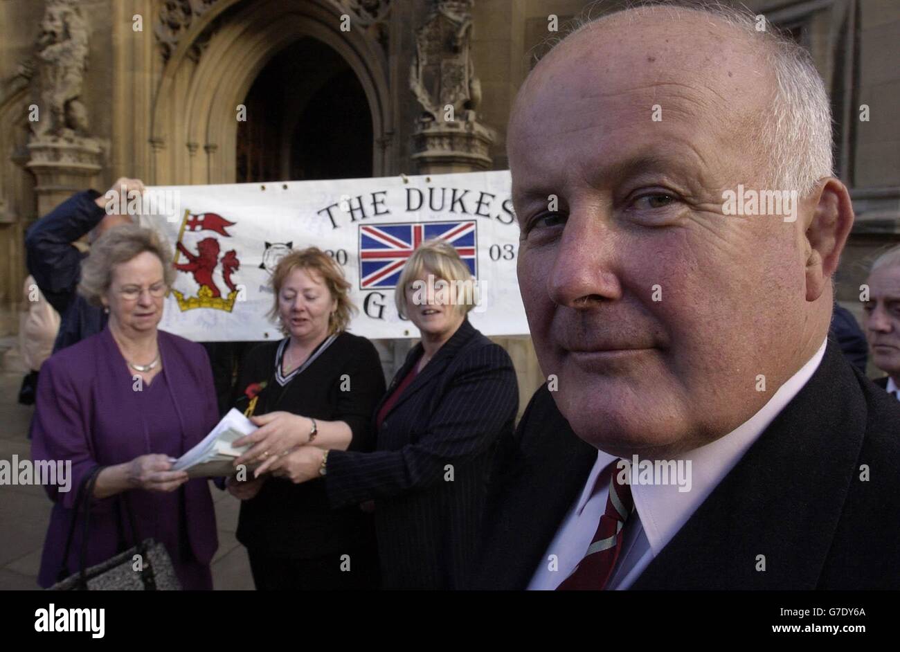 Brigadier Dick Mundell, the former Regimental Colnel Duke of Wellington ...