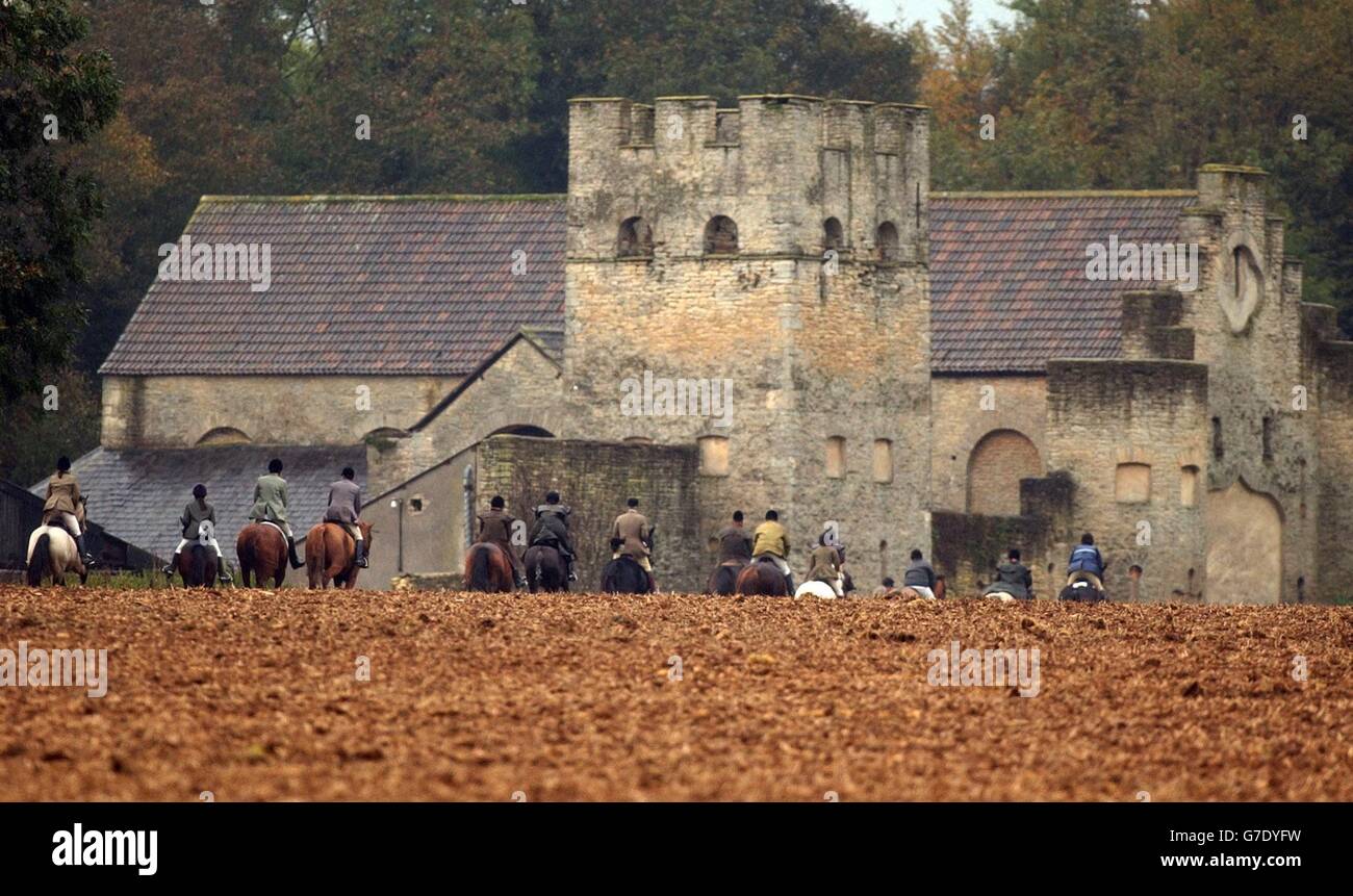Beaufort Hunt at Badminton Stock Photo - Alamy