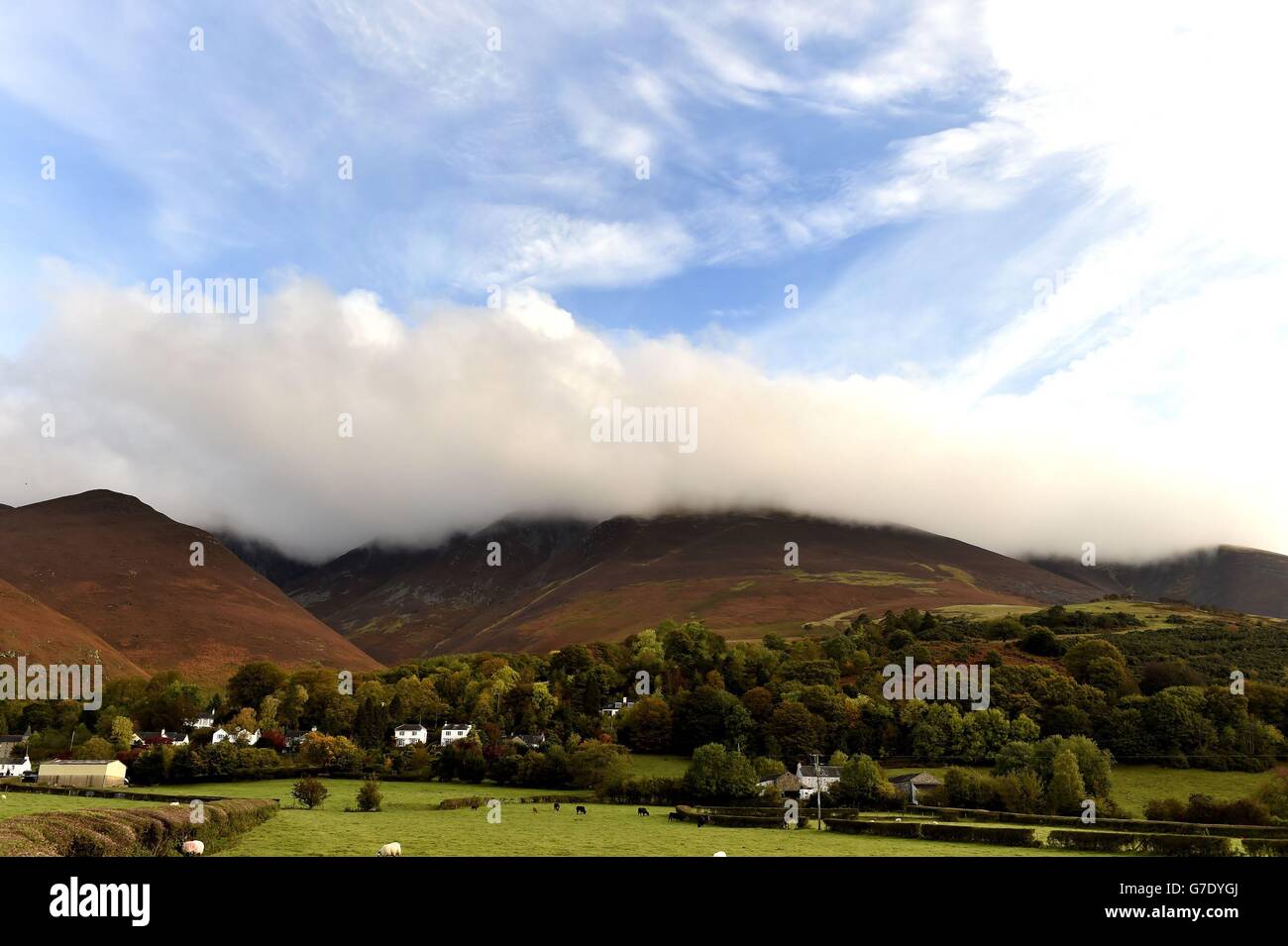 Autumn Weather - Millbeck, Lake District Stock Photo - Alamy