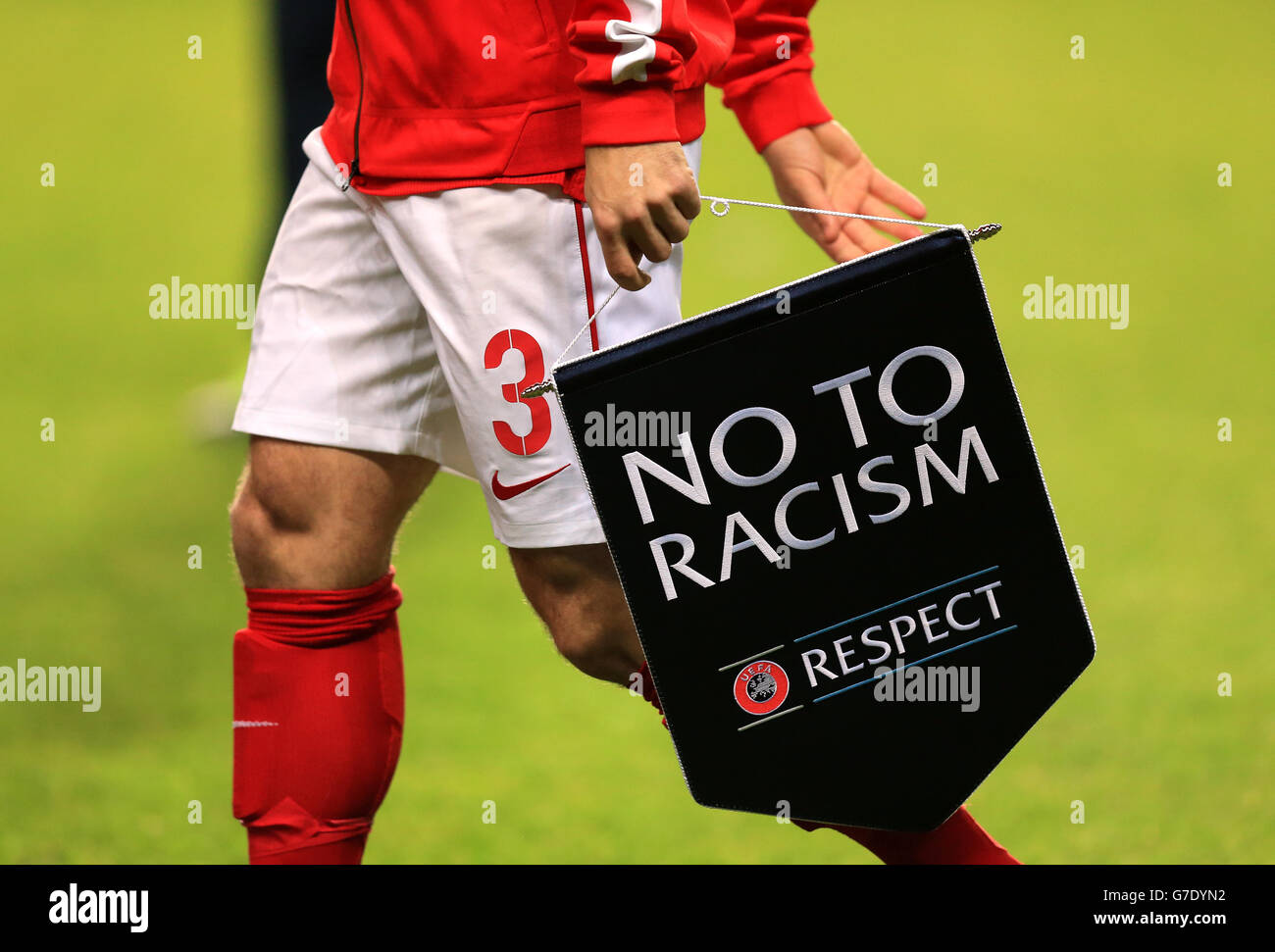 Racism respect campaign uefa sign hi-res stock photography and images ...