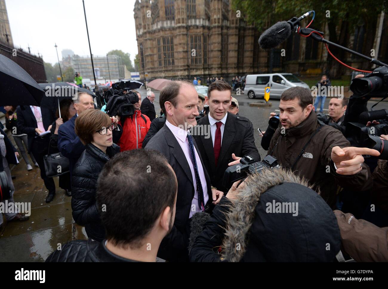 Douglas Carswell first day as Ukip MP Stock Photo - Alamy