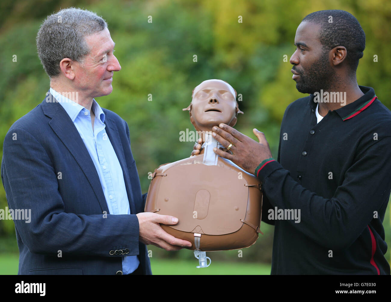 Retired footballer Fabrice Muamba, who suffered a cardiac arrest on the ...