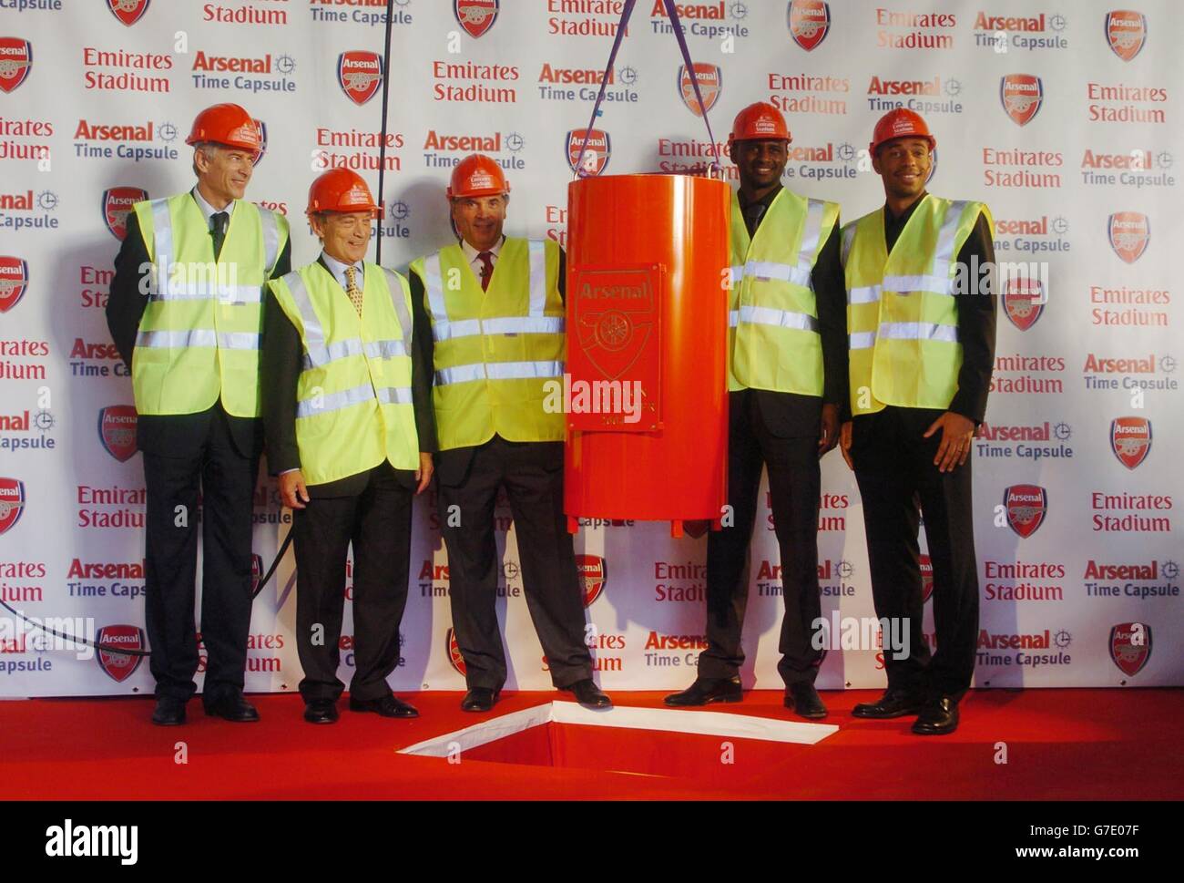Arsenal time capsule Stock Photo - Alamy