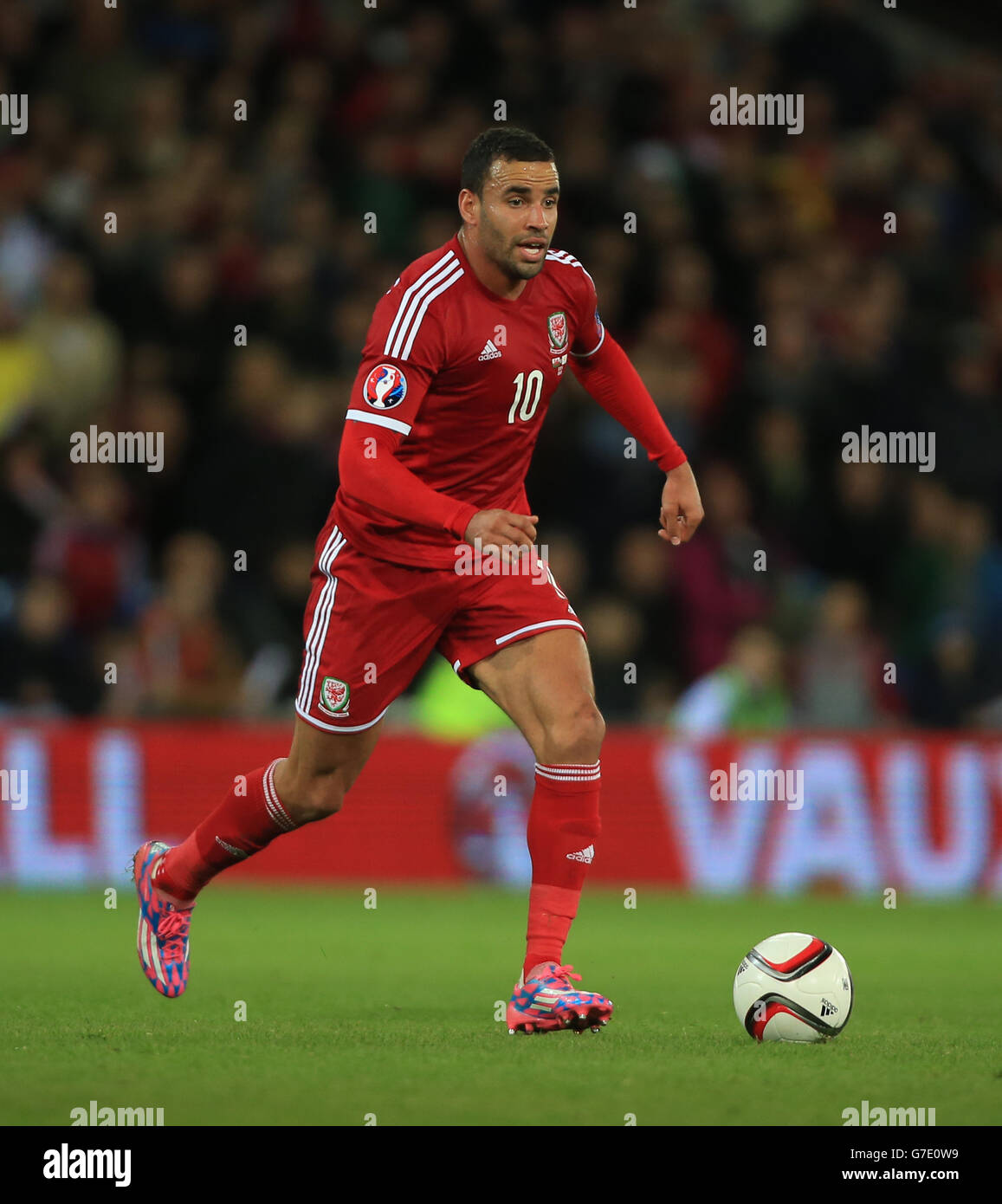 Wales' Hal Robson-Kanu during the UEFA Euro 2016 qualifying match at ...