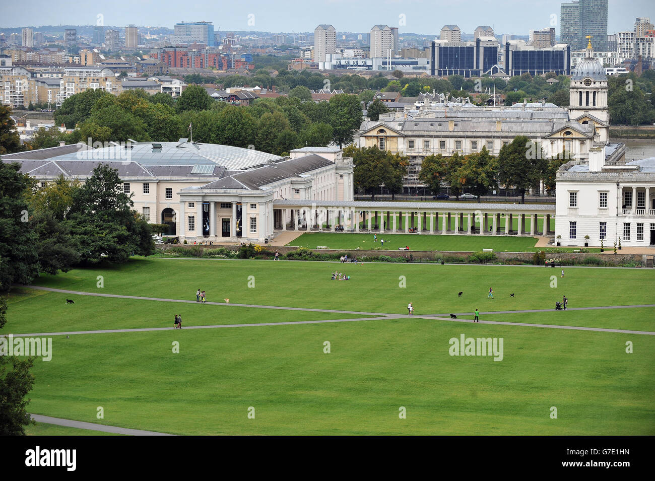 A View Of The Greenwich From The Royal Parks High Resolution Stock ...
