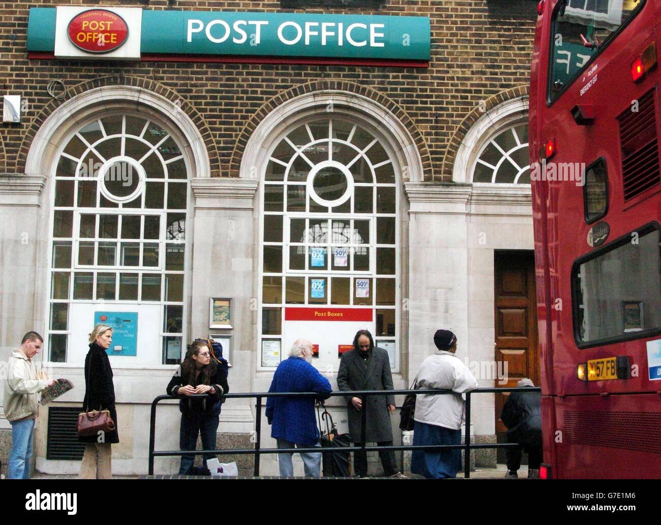 Queue outside a post office hi-res stock photography and images - Alamy