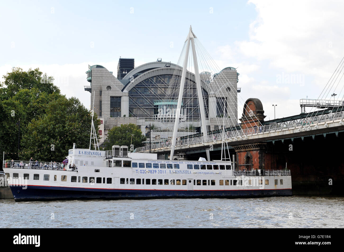 The R.S. Hispaniola, a floating bar, restaurant and function vessel ...