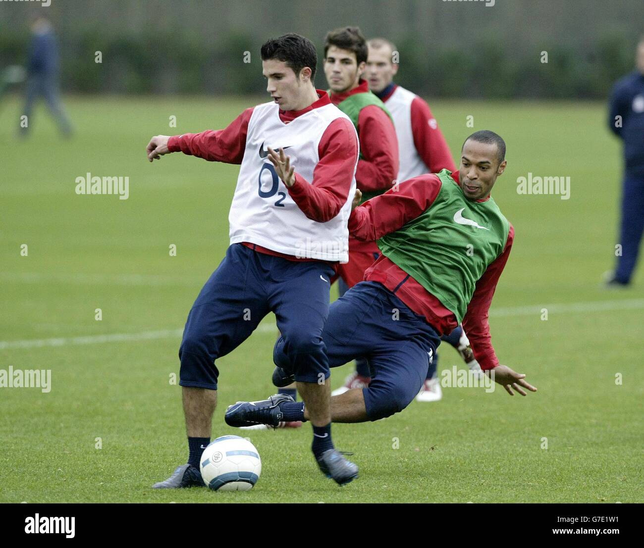 Sport football training robin van persie hi-res stock photography and ...
