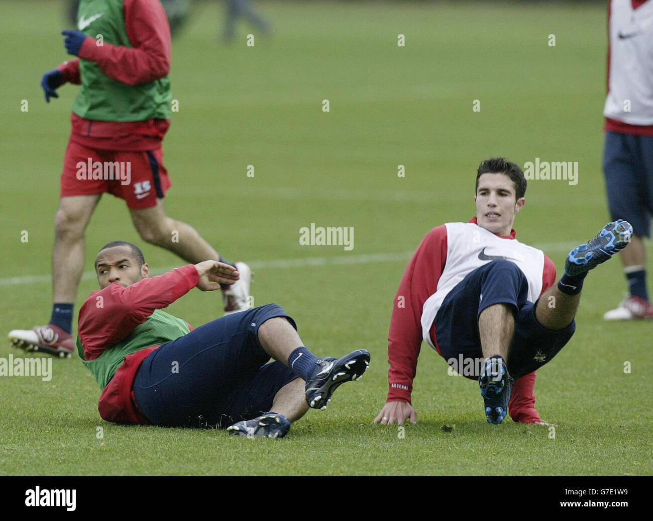 Thierry Henry Arsenal training Stock Photo - Alamy