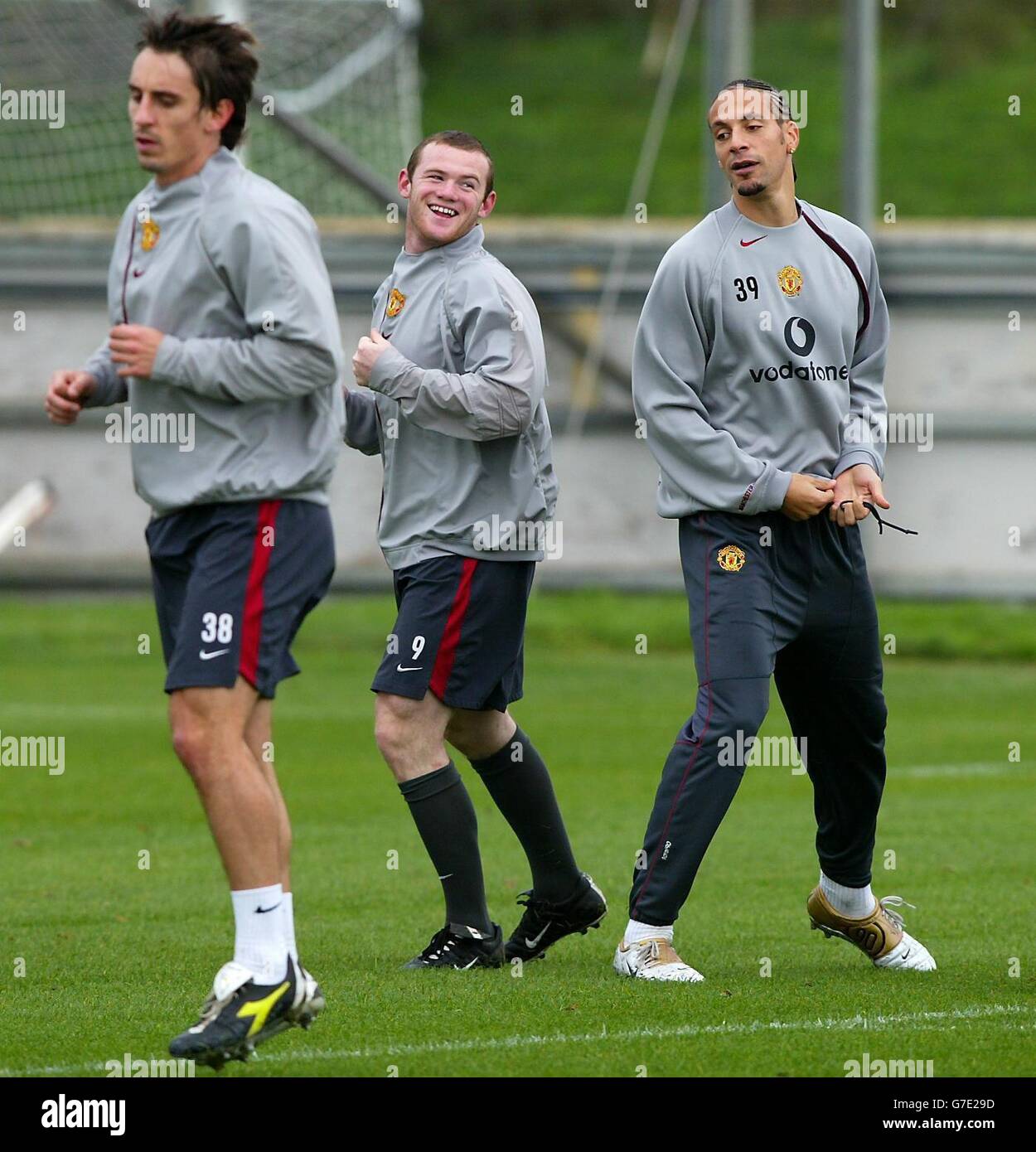 Manchester United training Stock Photo - Alamy