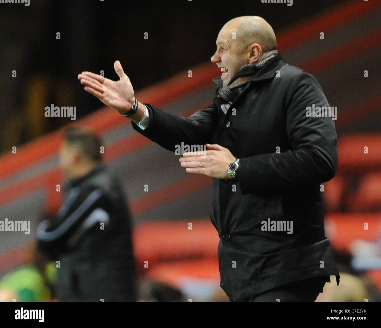 Charlton Athletic manager Bob Peeters during the game against Bolton ...