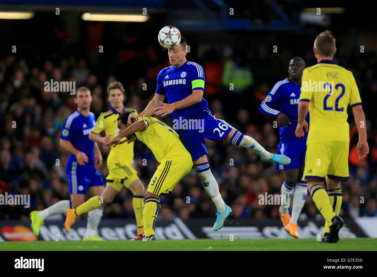 Chelseas john terry uefa champions league group match stamford bridge ...