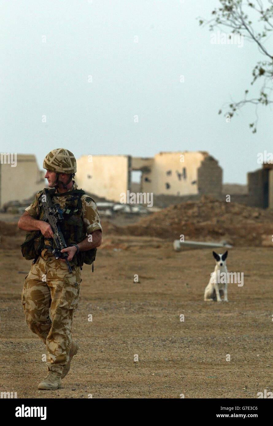 British Troops in Iraq Stock Photo - Alamy