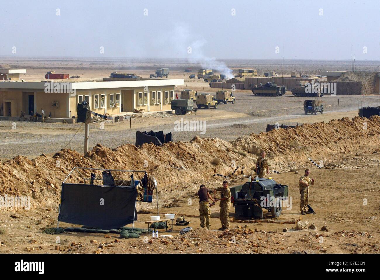 A General view of Camp Dogwood, 20 miles South west of Baghdad that ...