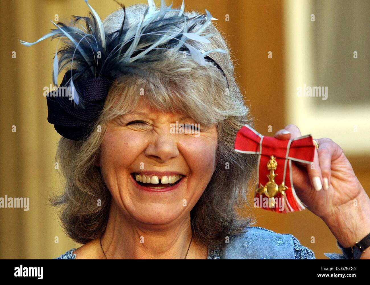 Jilly cooper holds her obe hi-res stock photography and images - Alamy