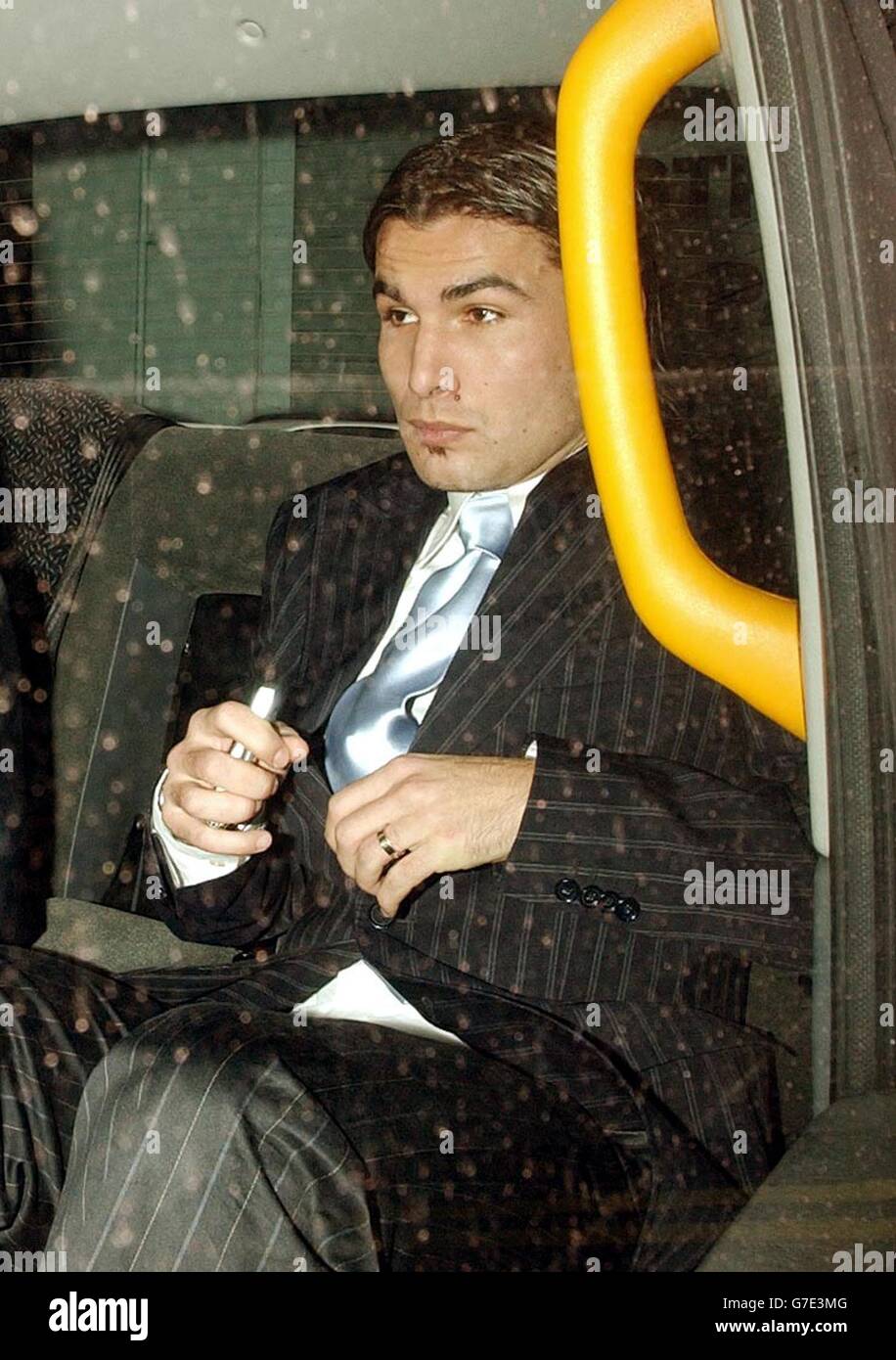 Adrian mutu leaves the fa headquarters in soho square hi-res stock ...