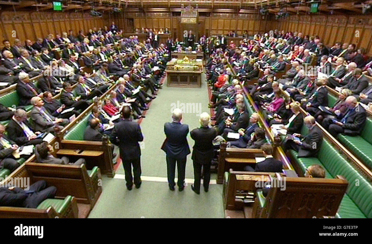 Prime Minister's Questions Stock Photo - Alamy