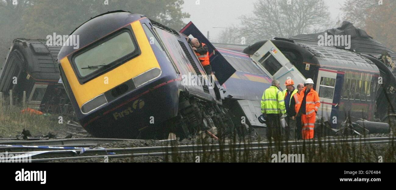 Reading Great Western Train Crash Stock Photo - Alamy