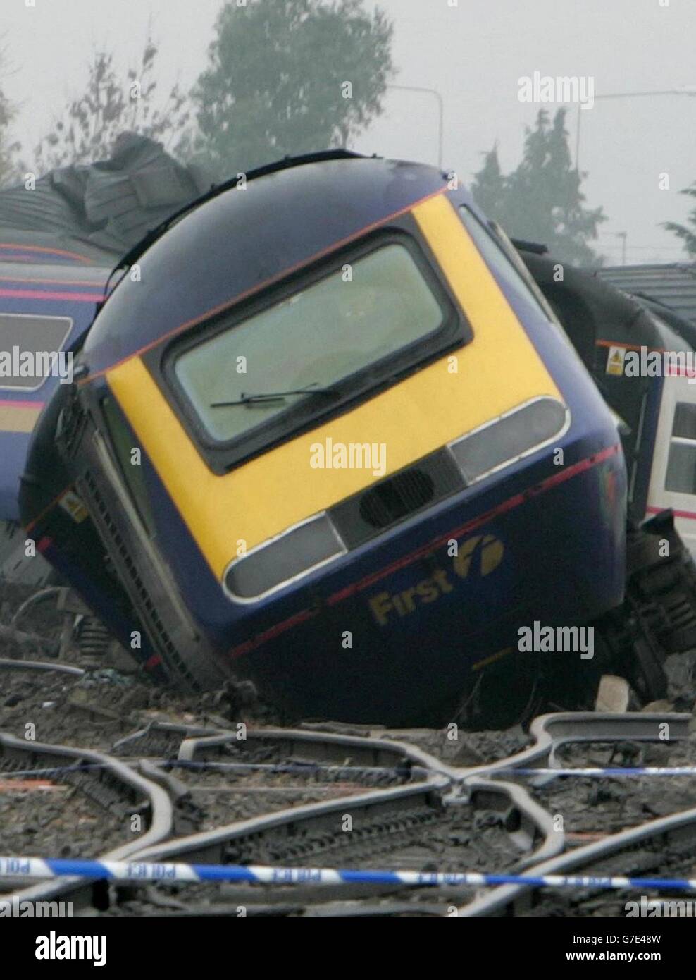 Reading Great Western Train Crash Stock Photo - Alamy