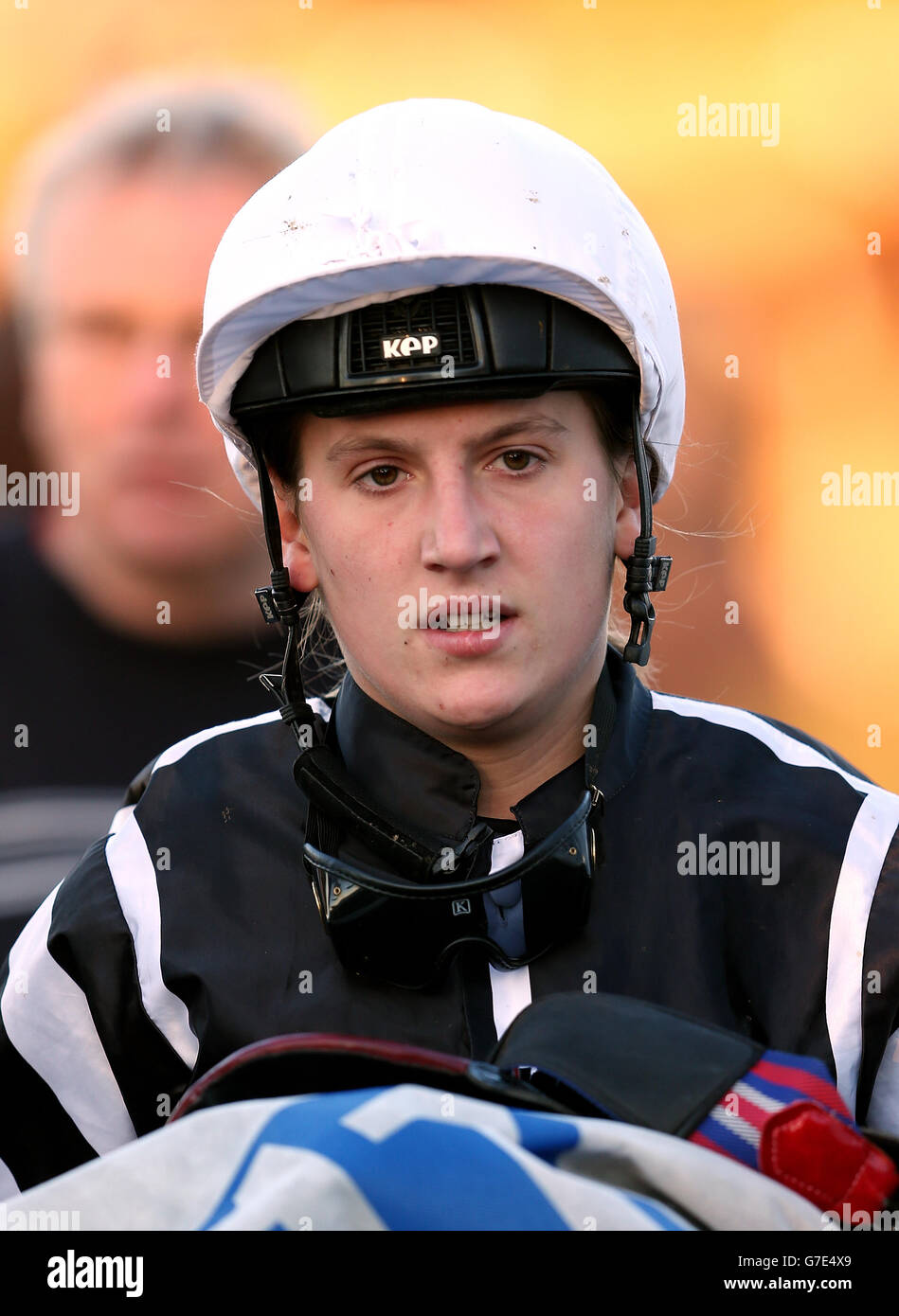 Jockey anna hesketh leicester racecourse hi-res stock photography and ...