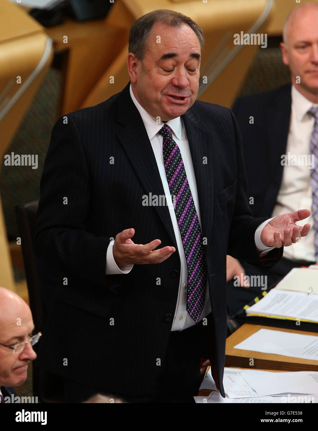 First Minister's Questions Stock Photo - Alamy