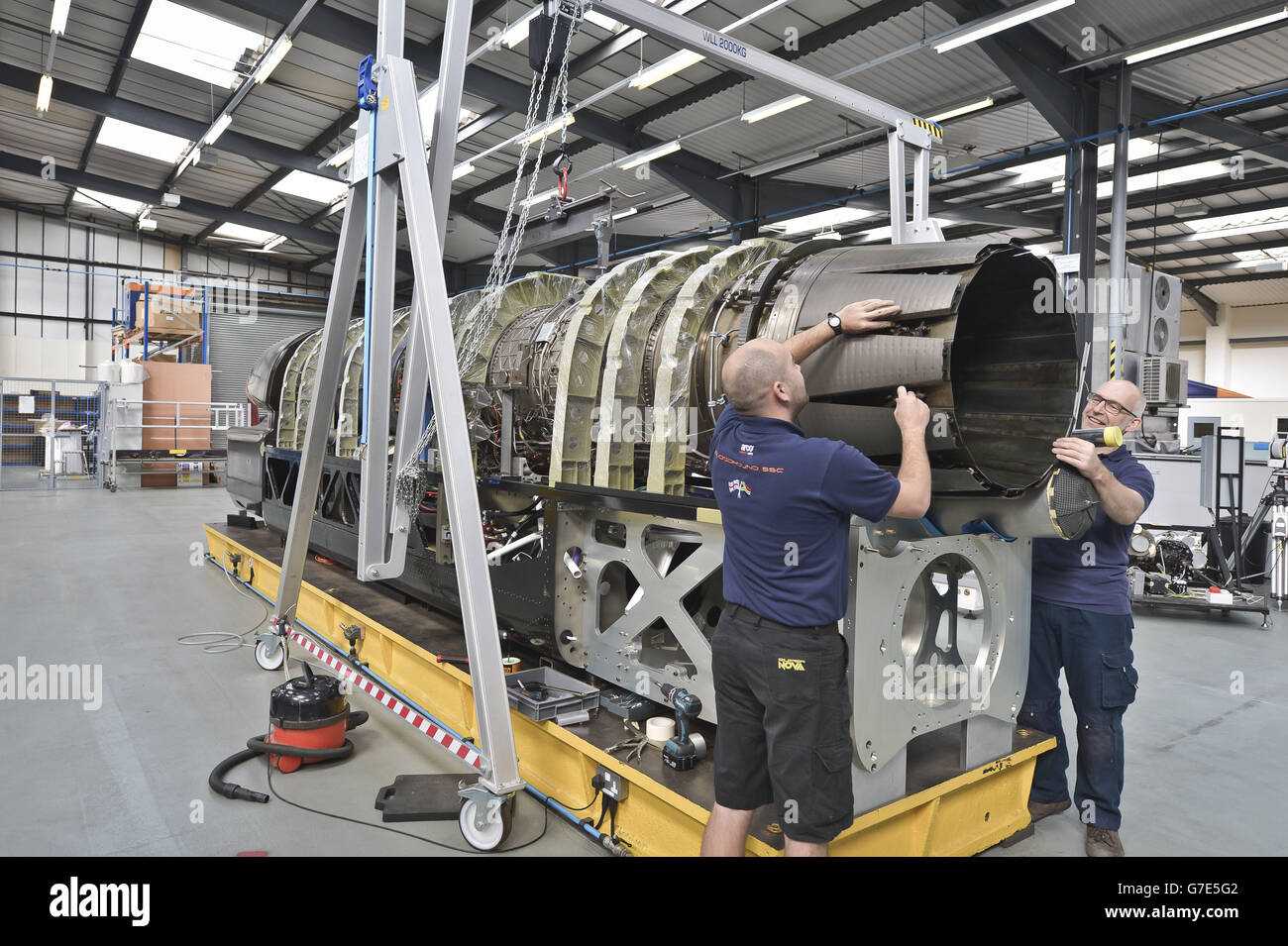 Bloodhound ssc ej200 jet engine hi-res stock photography and images - Alamy