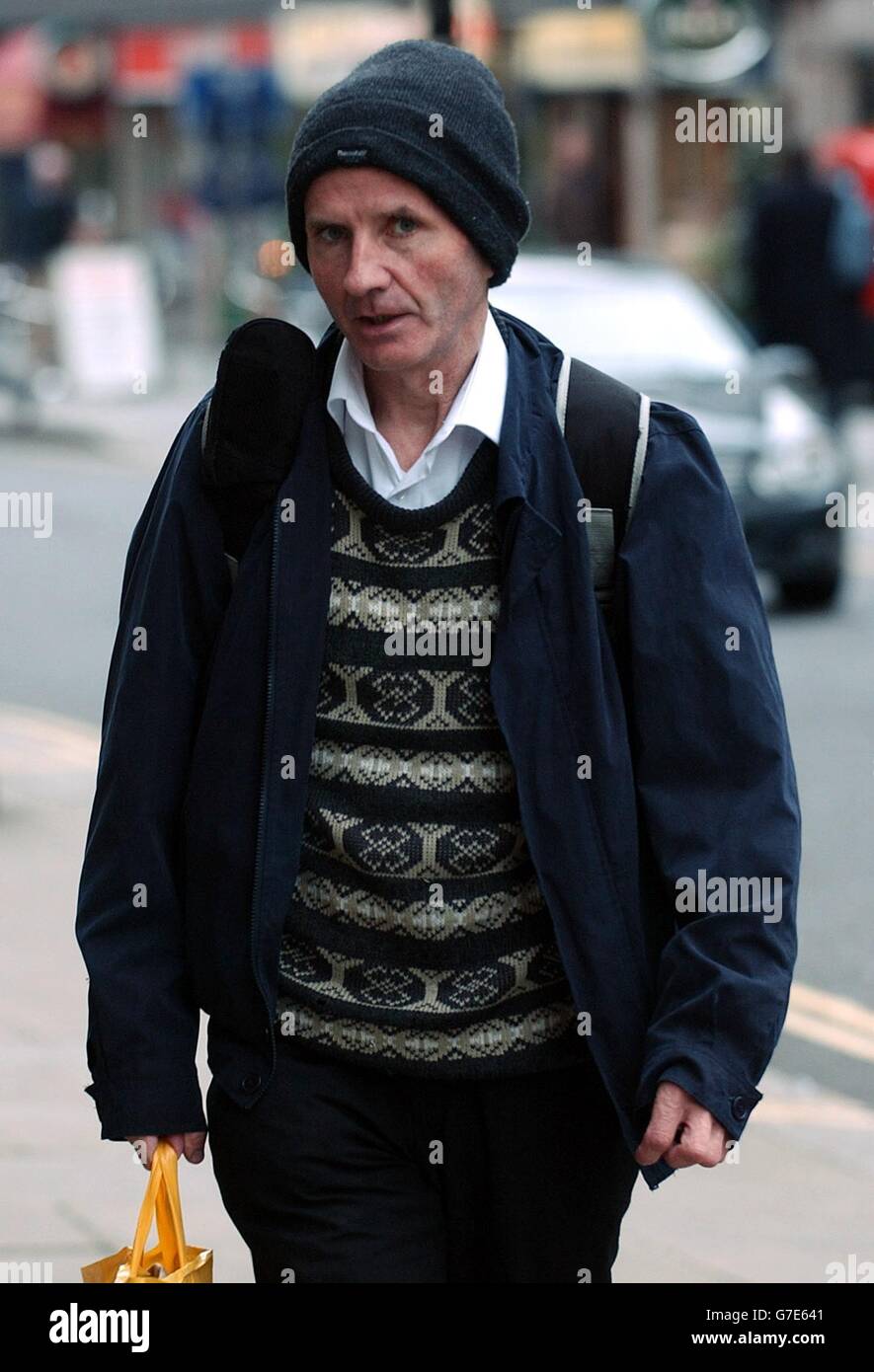 Roman Catholic priest Cornelius Horan arrives at the Old Bailey, London ...