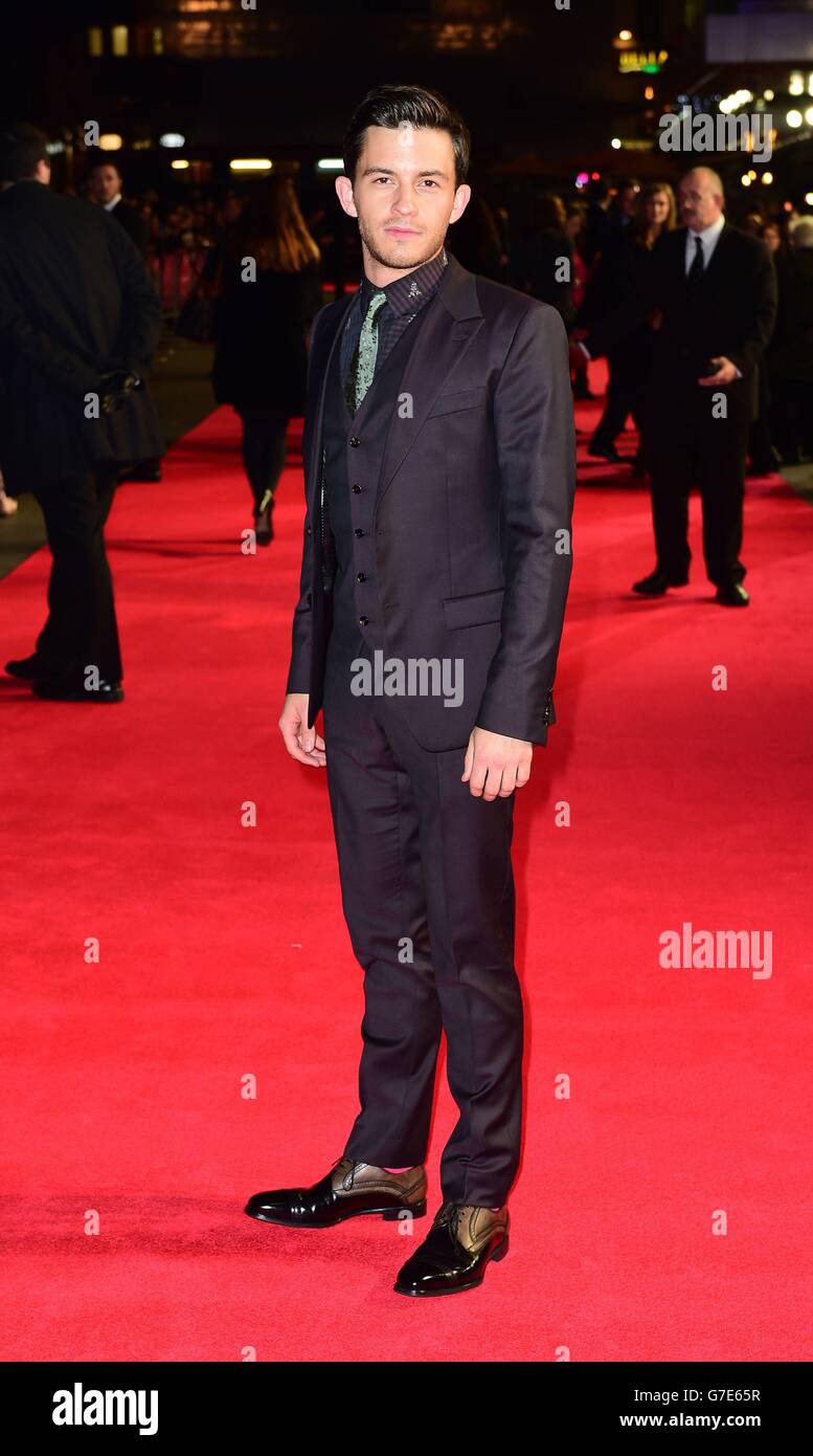 Jonathan Bailey attending the premiere of new film Testament of Youth ...