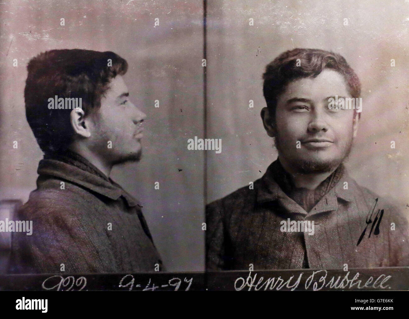 Rare Victorian 'mugshot' pictures of Reading Prison prisoner Henry ...