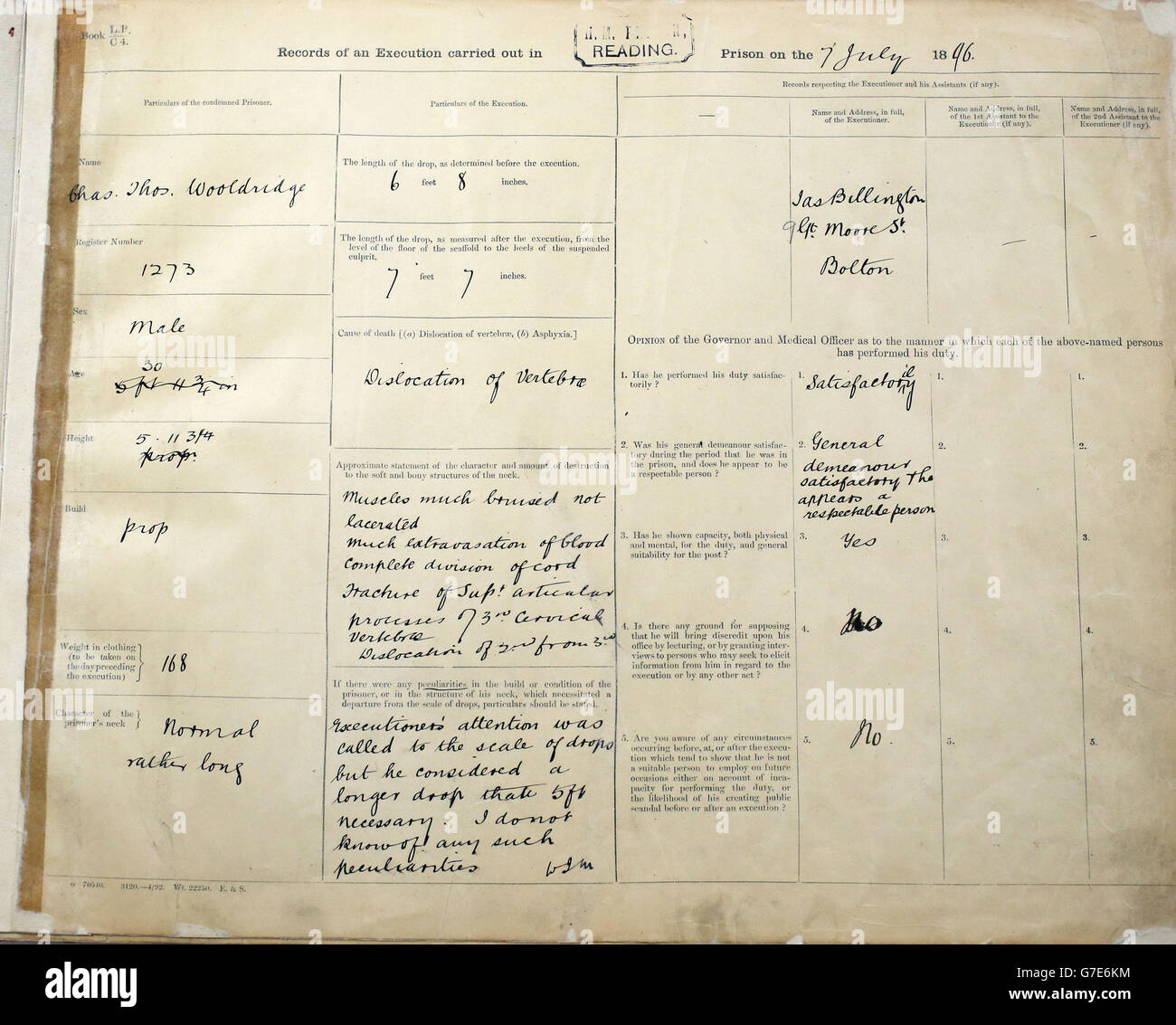 Oscar Wilde and Reading Gaol - exhibition Stock Photo - Alamy