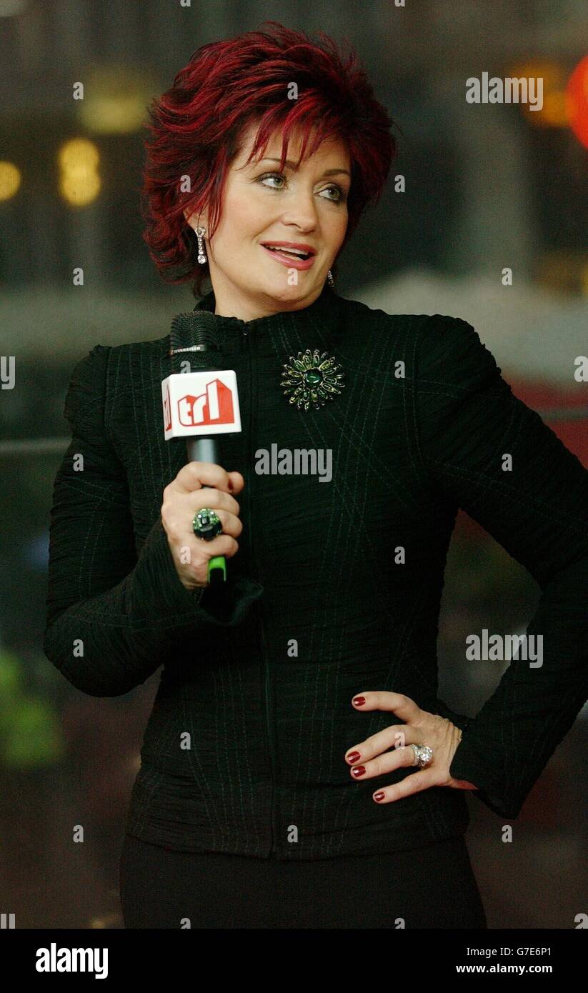 Sharon Osbourne during her guest appearance on MTV TRL UK, held at the ...