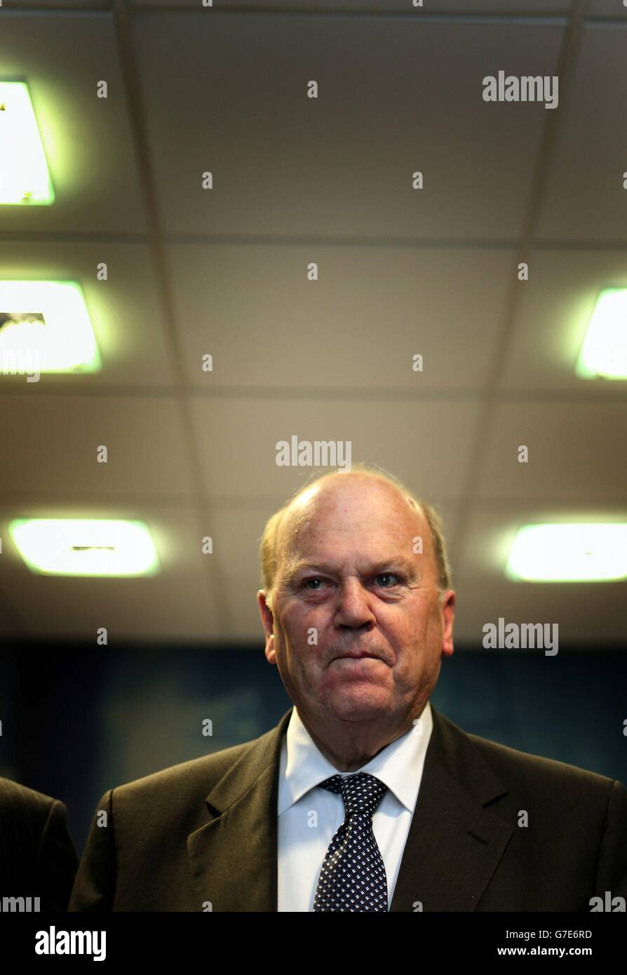 Minister for Finance Michael Noonan TD at the RTE radio centre in ...