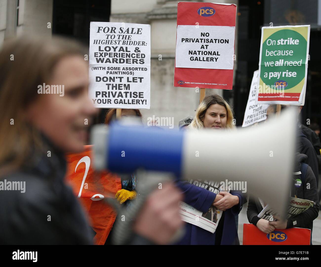 Civil service strike Stock Photo - Alamy