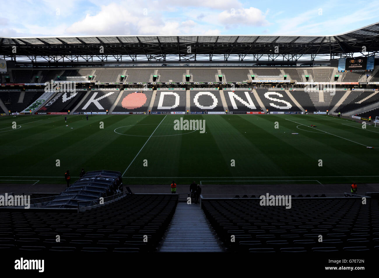 Soccer - Capital One Cup - First Round - MK Dons v AFC Wimbledon - Stadium:MK Stock Photo - Alamy