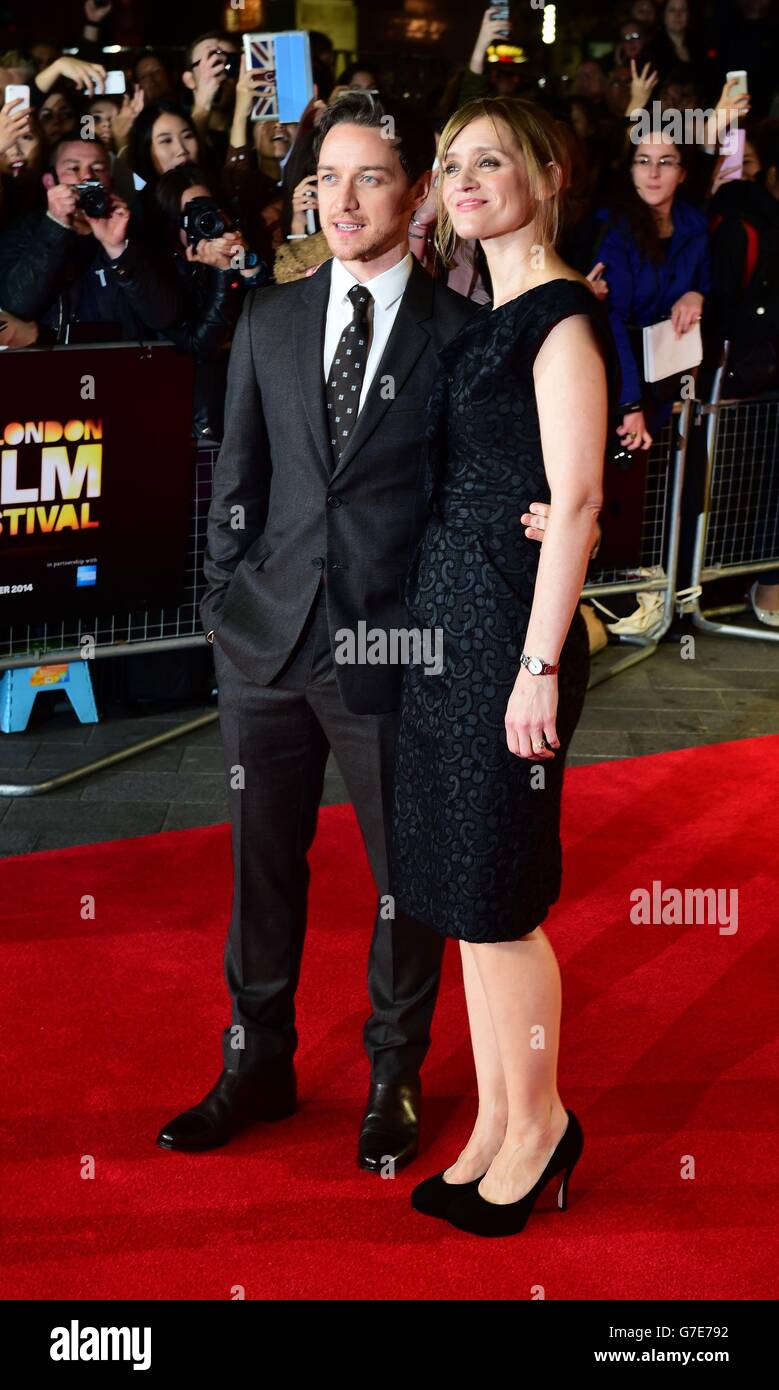 James McAvoy and Anne-Marie Duff attending the premiere of new film The ...