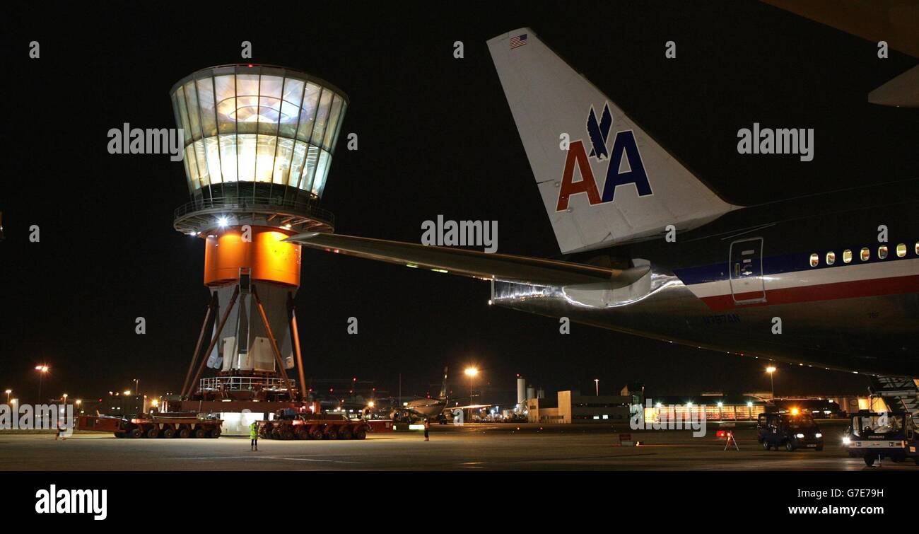 The top section of the new Control Tower at Heathrow Airport, London ...