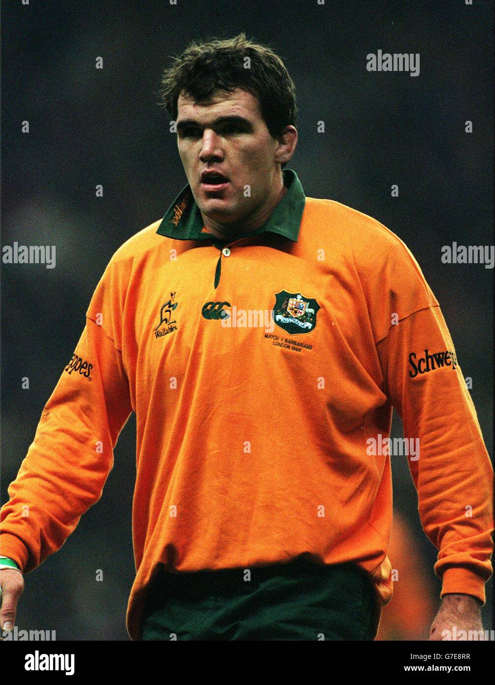 International Rugby ... Barbarians v Australia. Owen Finegan, Australia ...