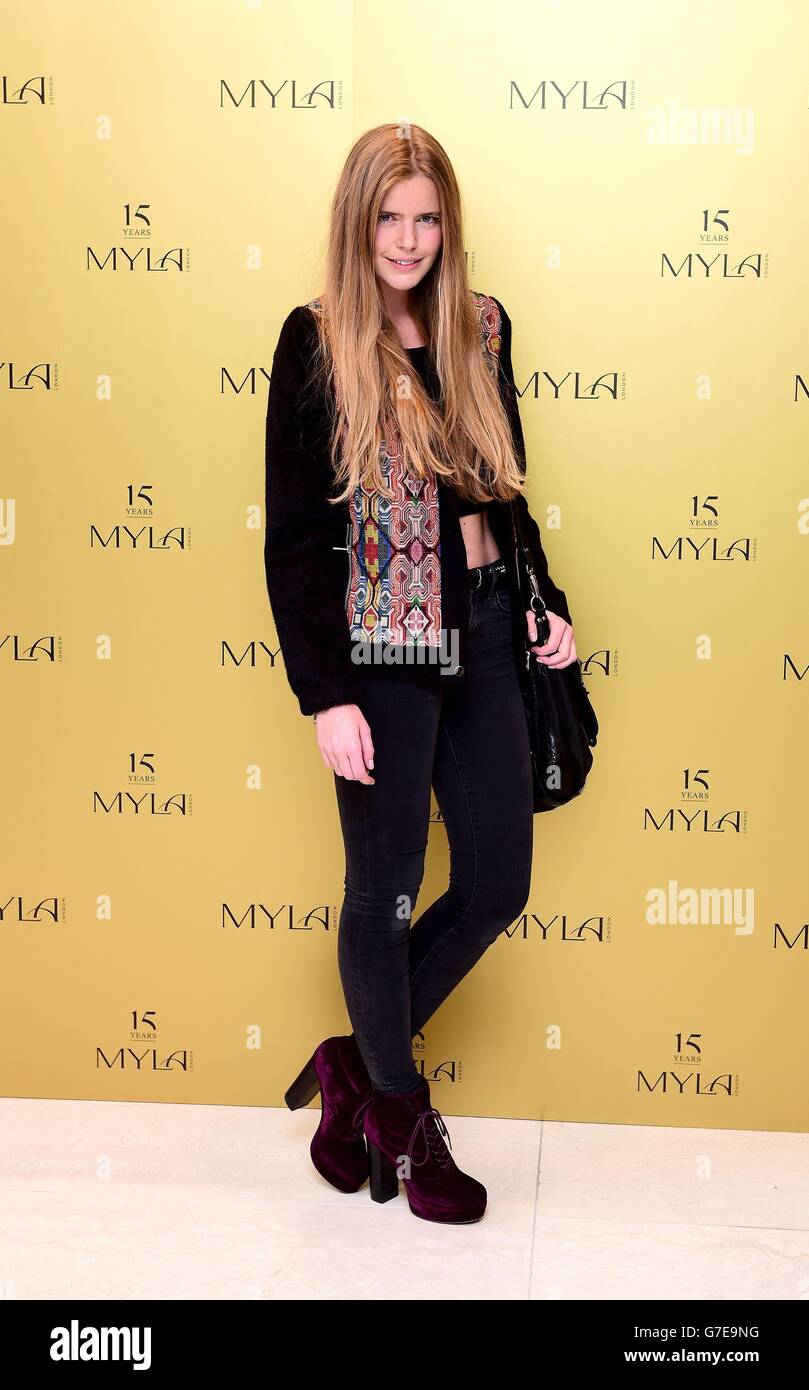 MYLA 15th anniversary party - London Stock Photo - Alamy