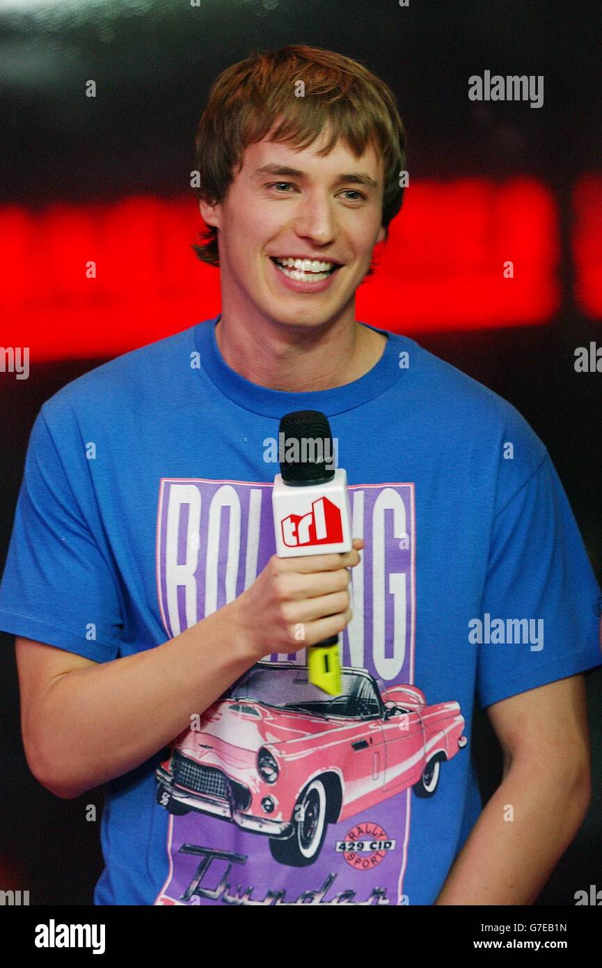 Actor Jamie Davies from TV show Hex during his guest appearance on MTV ...