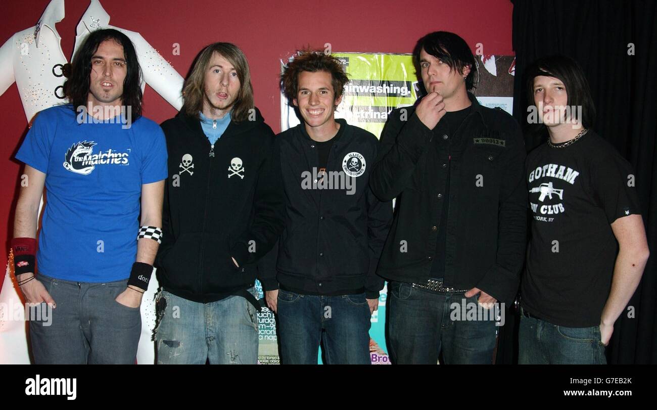 New Zealand band Steriogram (sic) during their guest appearance on MTV ...