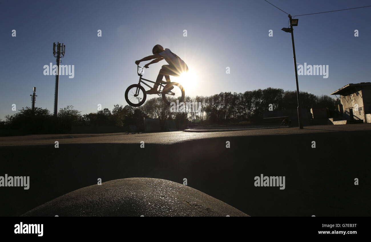 Rom skatepark becomes grade II listed Stock Photo - Alamy