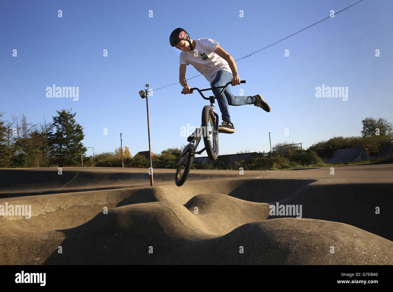 Rom skatepark becomes grade II listed Stock Photo - Alamy