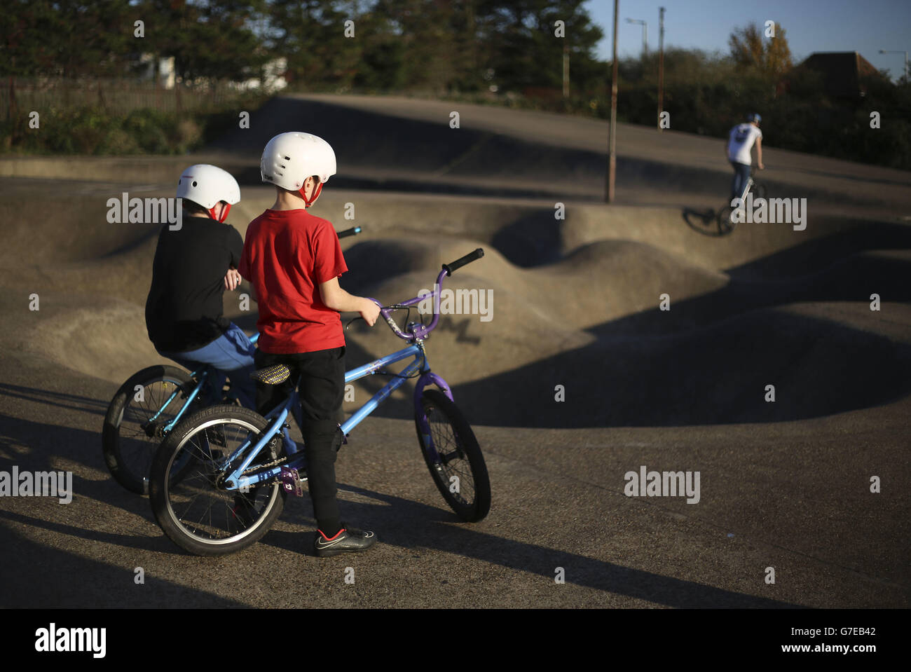 Rom skatepark becomes grade II listed Stock Photo - Alamy