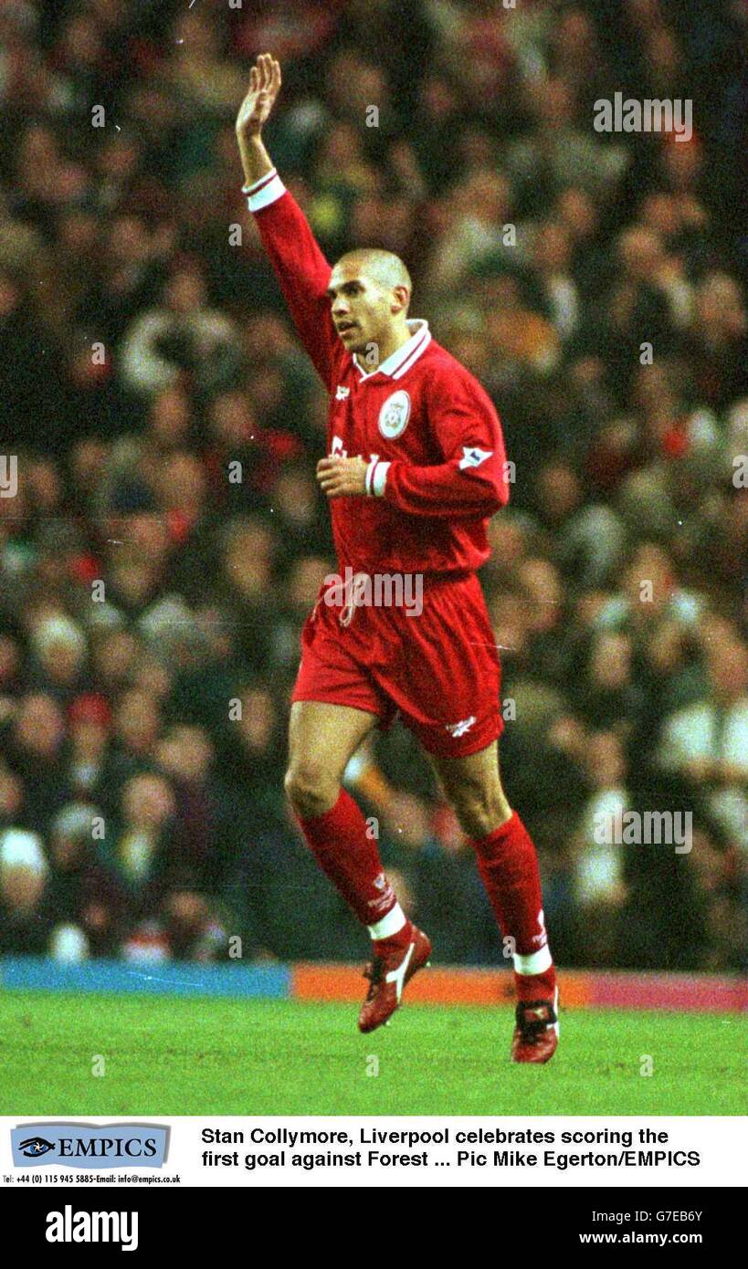 Stan collymore celebrates hi-res stock photography and images - Alamy