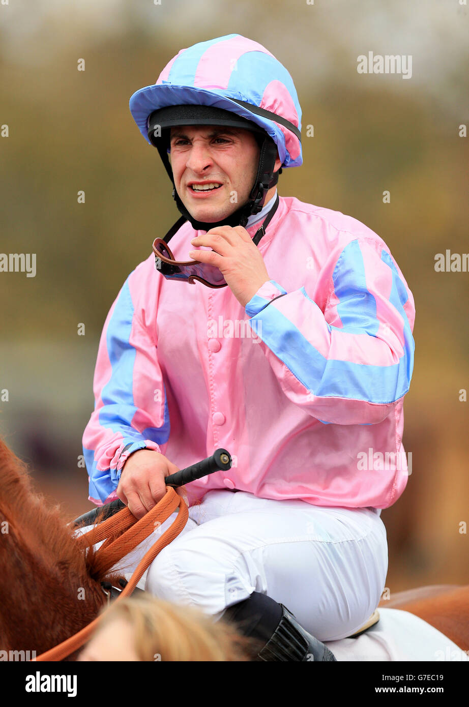 Horse Racing - Leicester Racecourse Stock Photo - Alamy